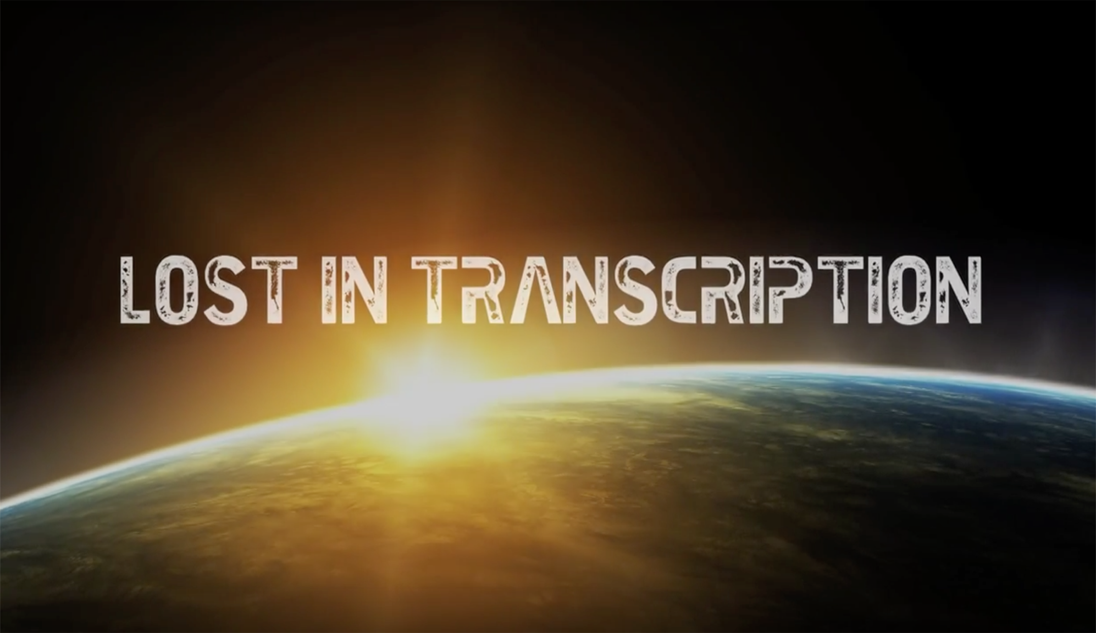 Lost in Transcription - Amara Mesnik